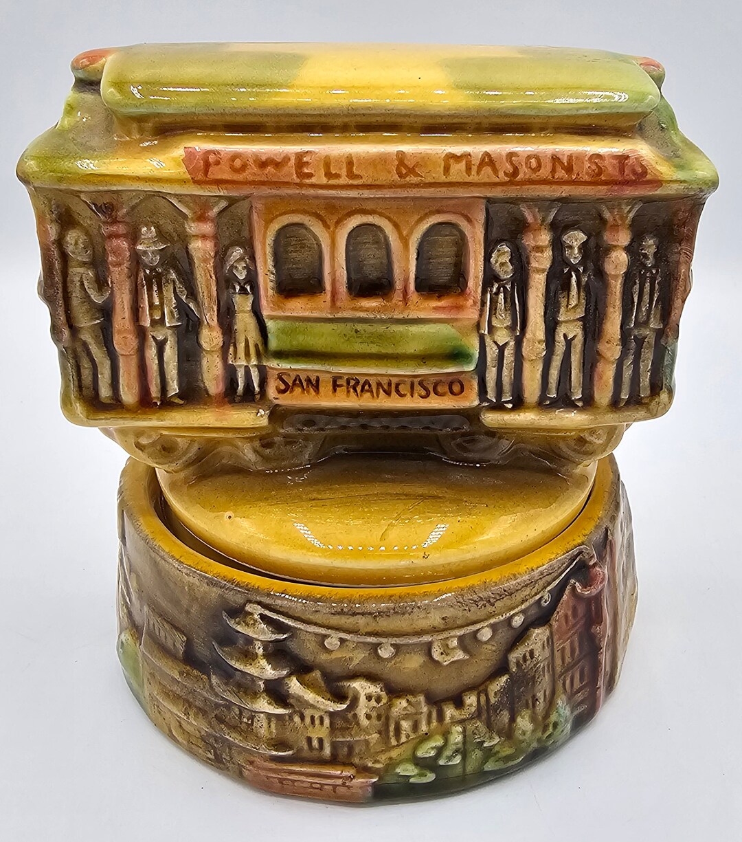 SNCO Japan Vintage Ceramic Music Box San Francisco - Etsy