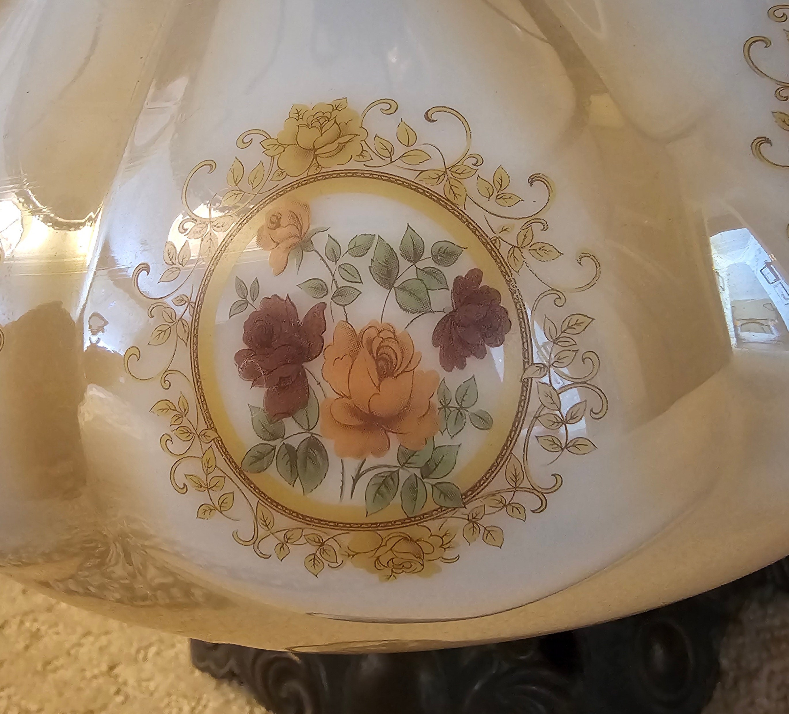 Carl Falkenstein Vintage Gone With the Wind Hurricane Lamp - Etsy