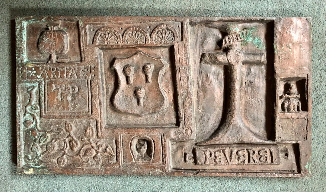 Antique Elizabethan 16th Century Tower of London Lead Plaque - Etsy