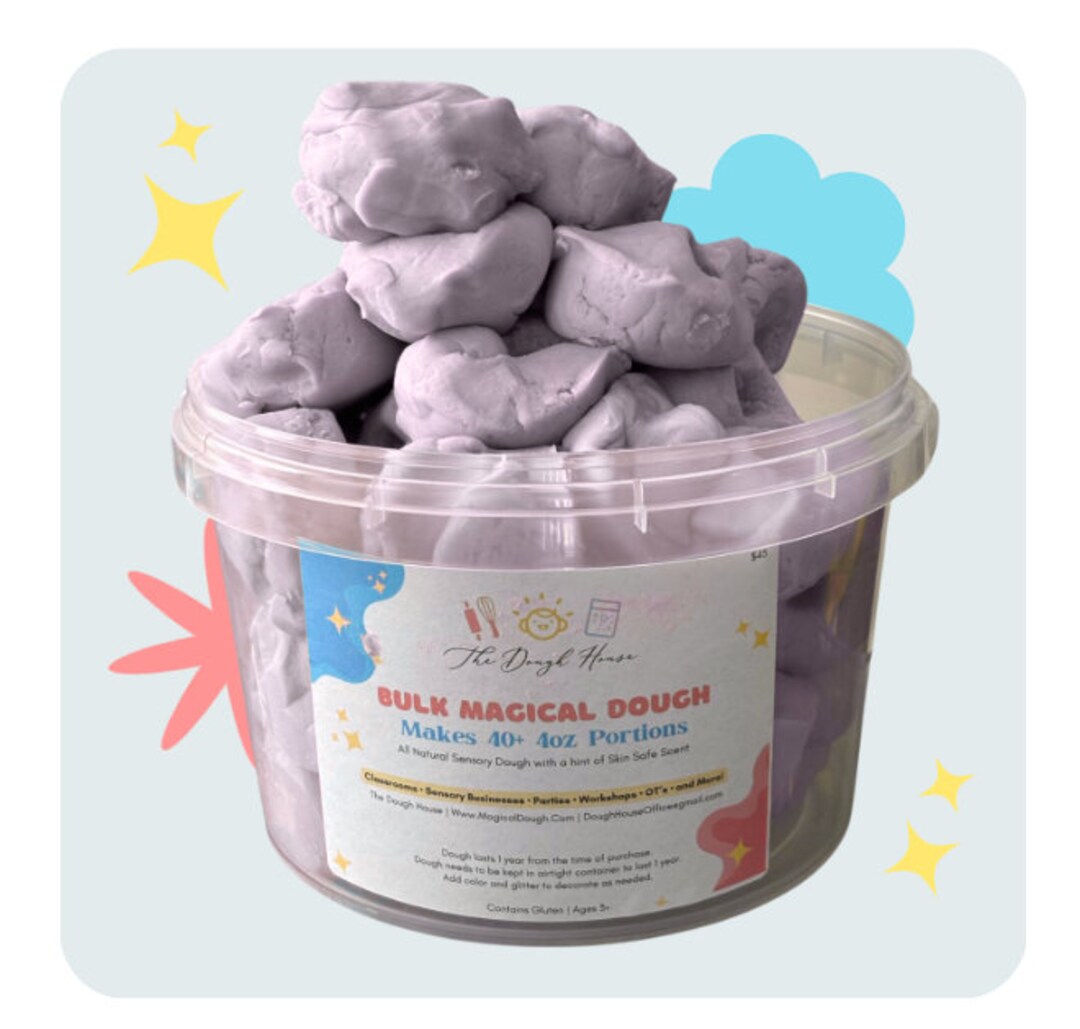 Magical Dough Gray Color Black Raspberry Scent 10 Lb. Tub - Etsy