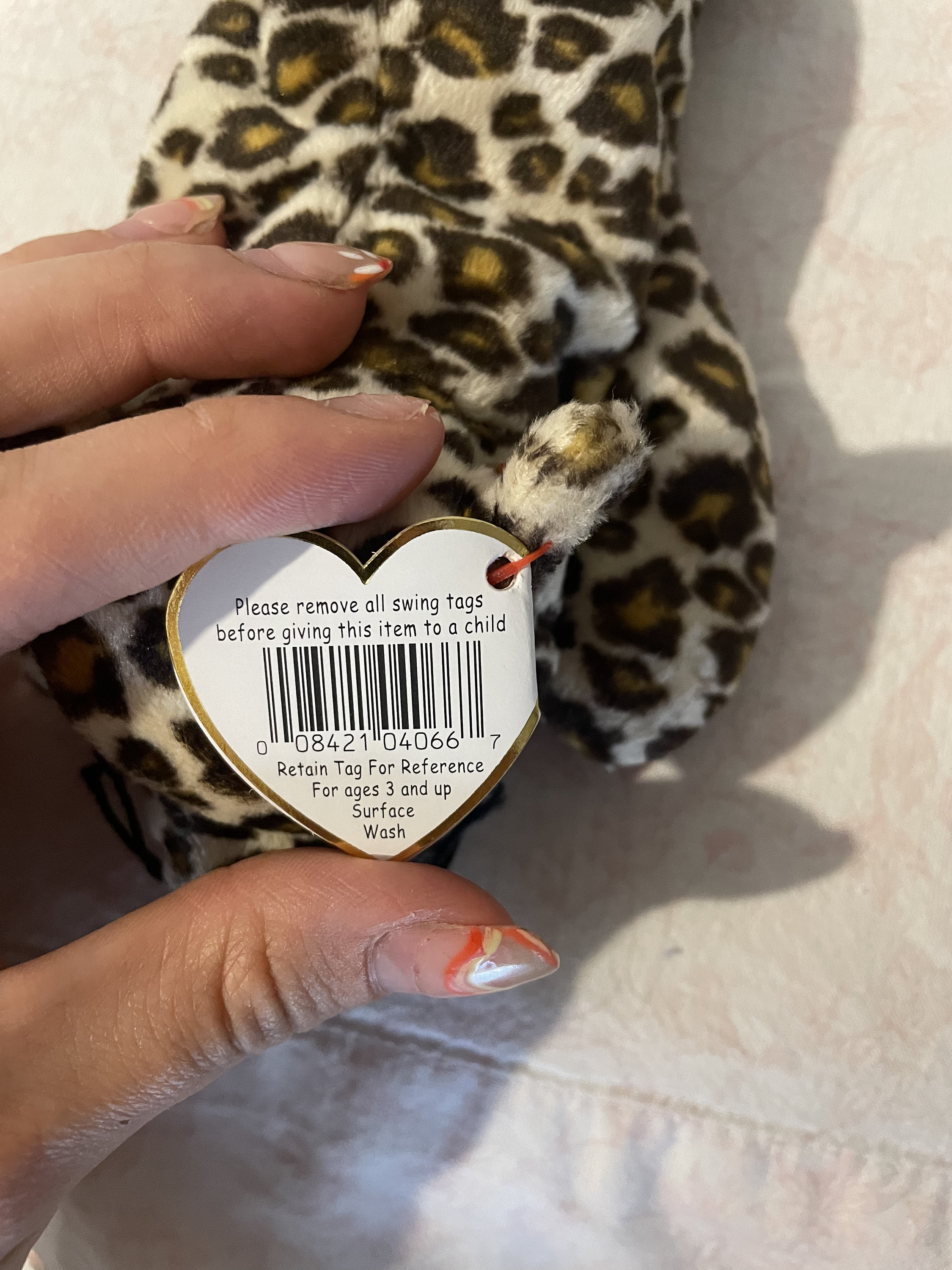 Freckles Beanie Baby TY RARE 6-3-1996 - Etsy