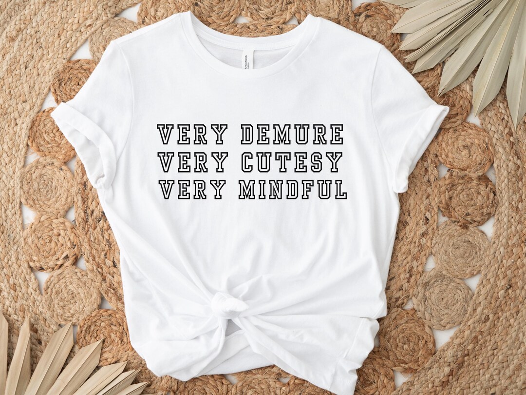 Very Demure Very Cutesy Coquette Sweatshirt, Viral Trendy Shirt, Preppy ...