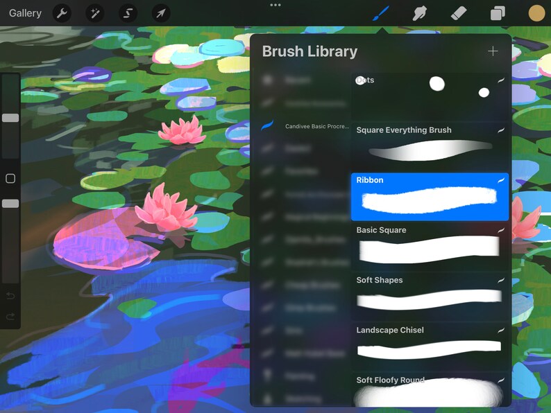 Brushes for Procreate Essential Brush Set Painterly Custom Brush Pack for Digital Art in ...