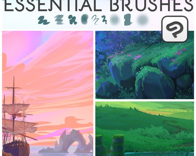 Clip Studio Paint Textured Brushes | Character Sketch, Lineart, and ...