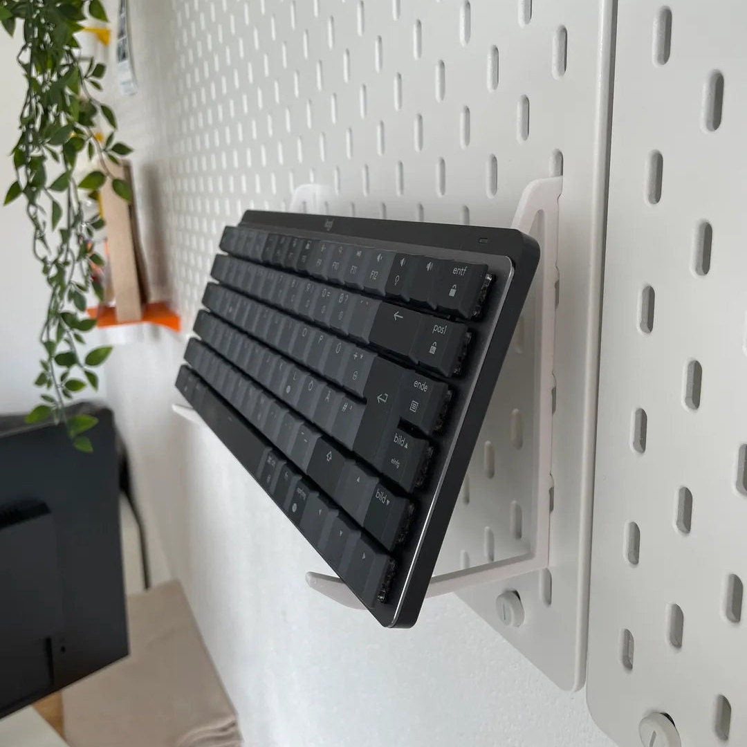 IKEA Pegboard Skadis Gaming Keyboard Bracket IKEA Pegboard - Etsy