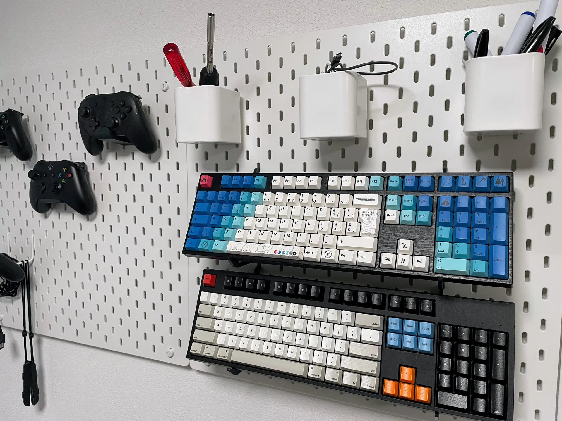 IKEA Pegboard Skadis Gaming Keyboard Bracket IKEA Pegboard - Etsy