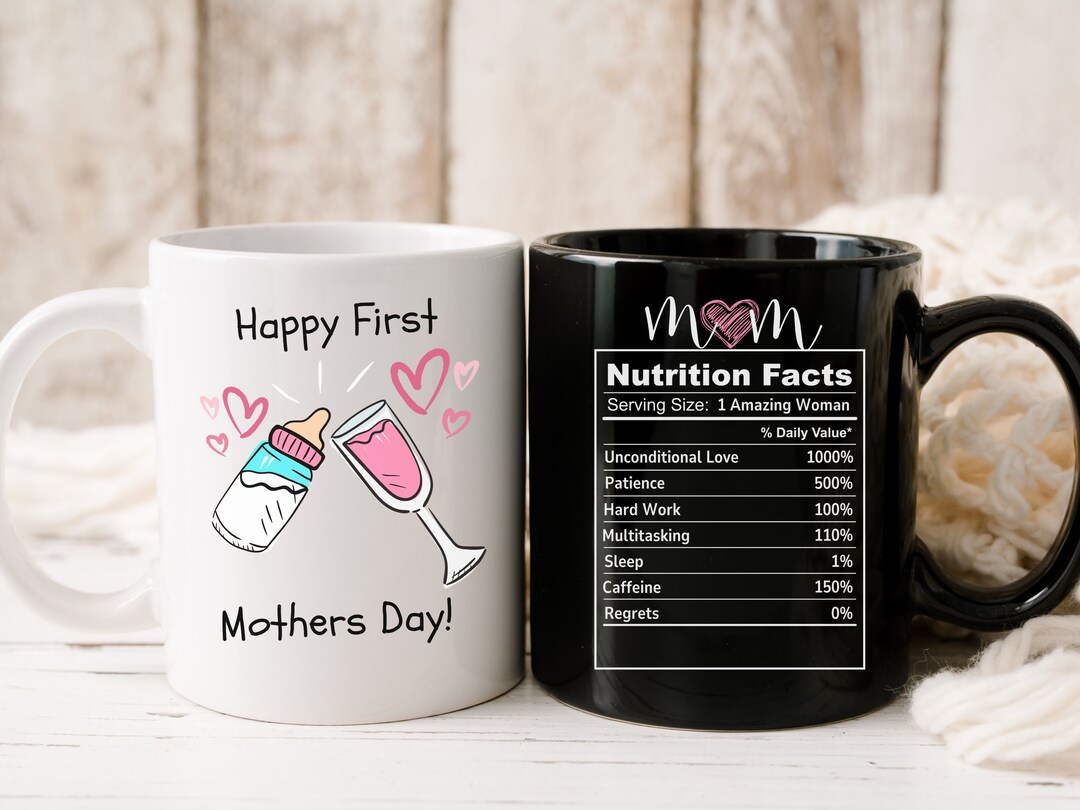 Custom First Mother's Day Coffee Mug, Mothers Day Coffee Cup Gifts ...