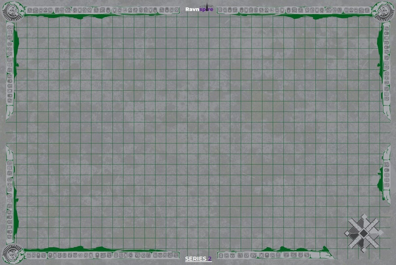 DND Battle Mat 3 Pack Starter Set Accessory for RPG Role Playing Games ...