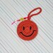 Smiley Face Keychain Smile Crochet Keychain Knitted Smiley - Etsy