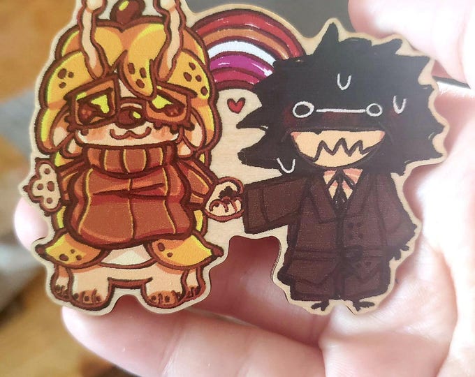 Regretevator Split × Bive / Spive Pins - Etsy