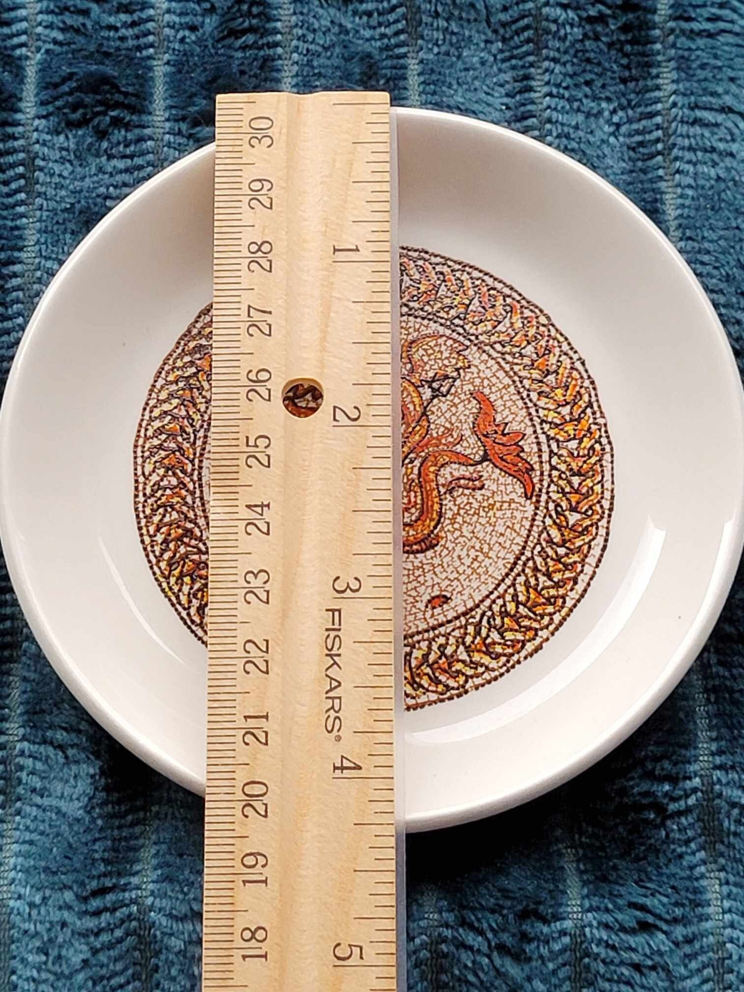 Vintage Hand Painted Plate Goodliffe Neale Alcester Cupid on A Dolphin ...