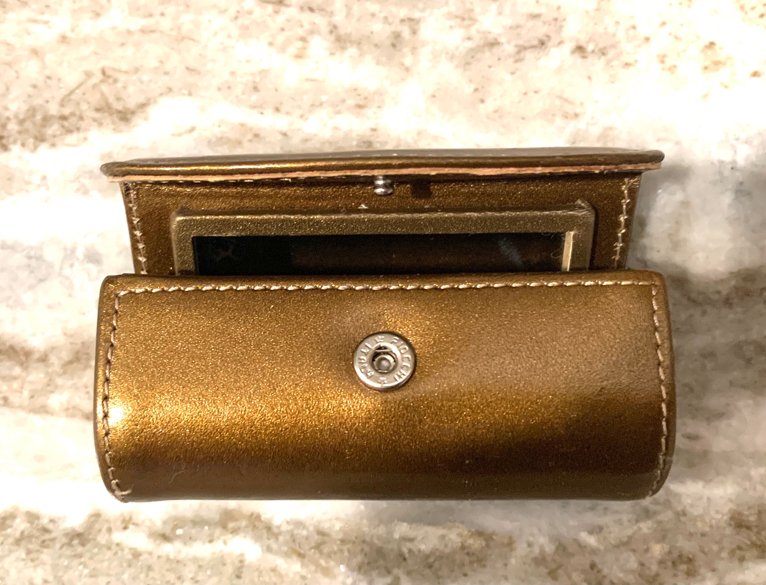 Coach Vintage Gold Pearlized Lipstick Case 8180 - Etsy