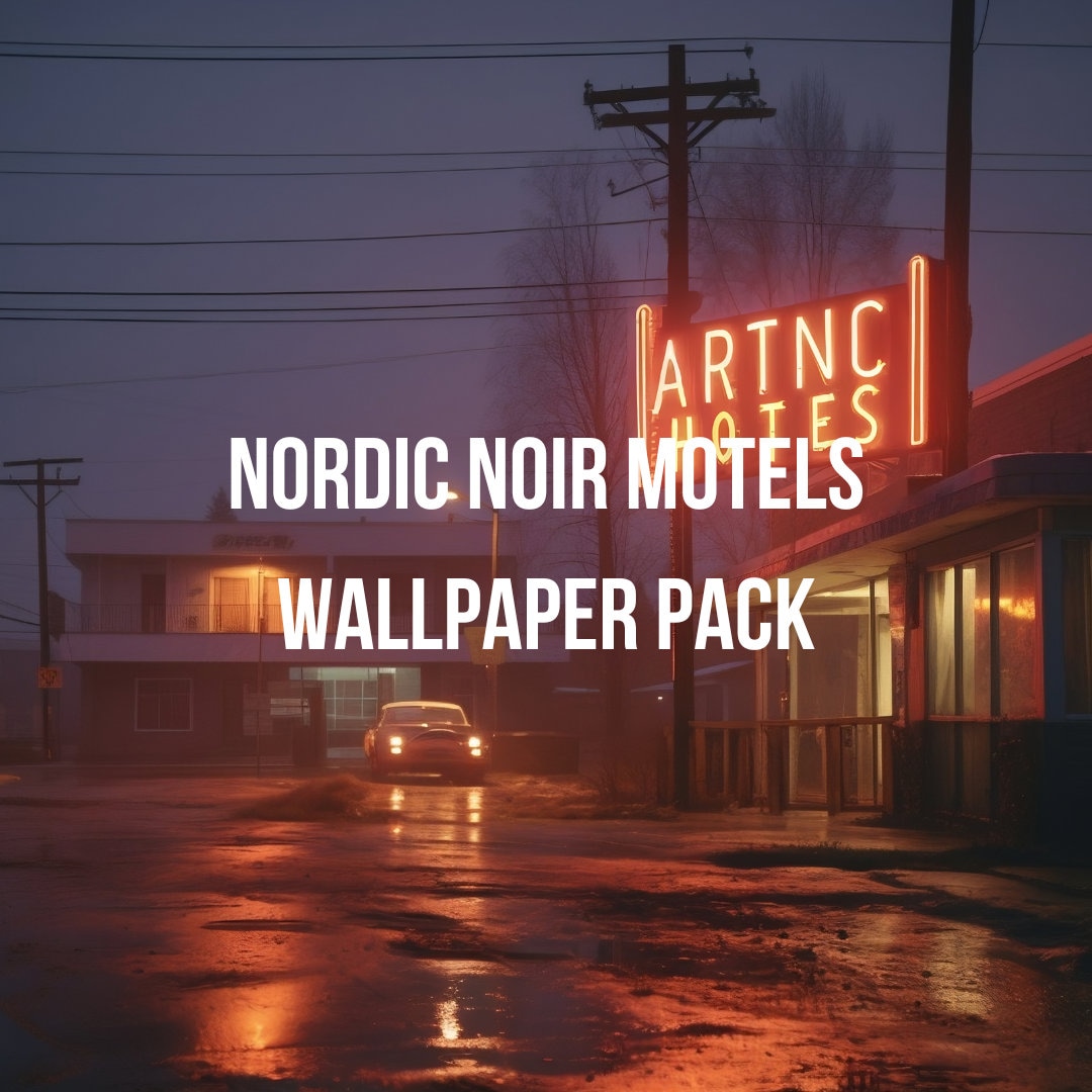 Nordic Noir, True Crime Motels Wallpaper Pack, Featuring 5 Different ...