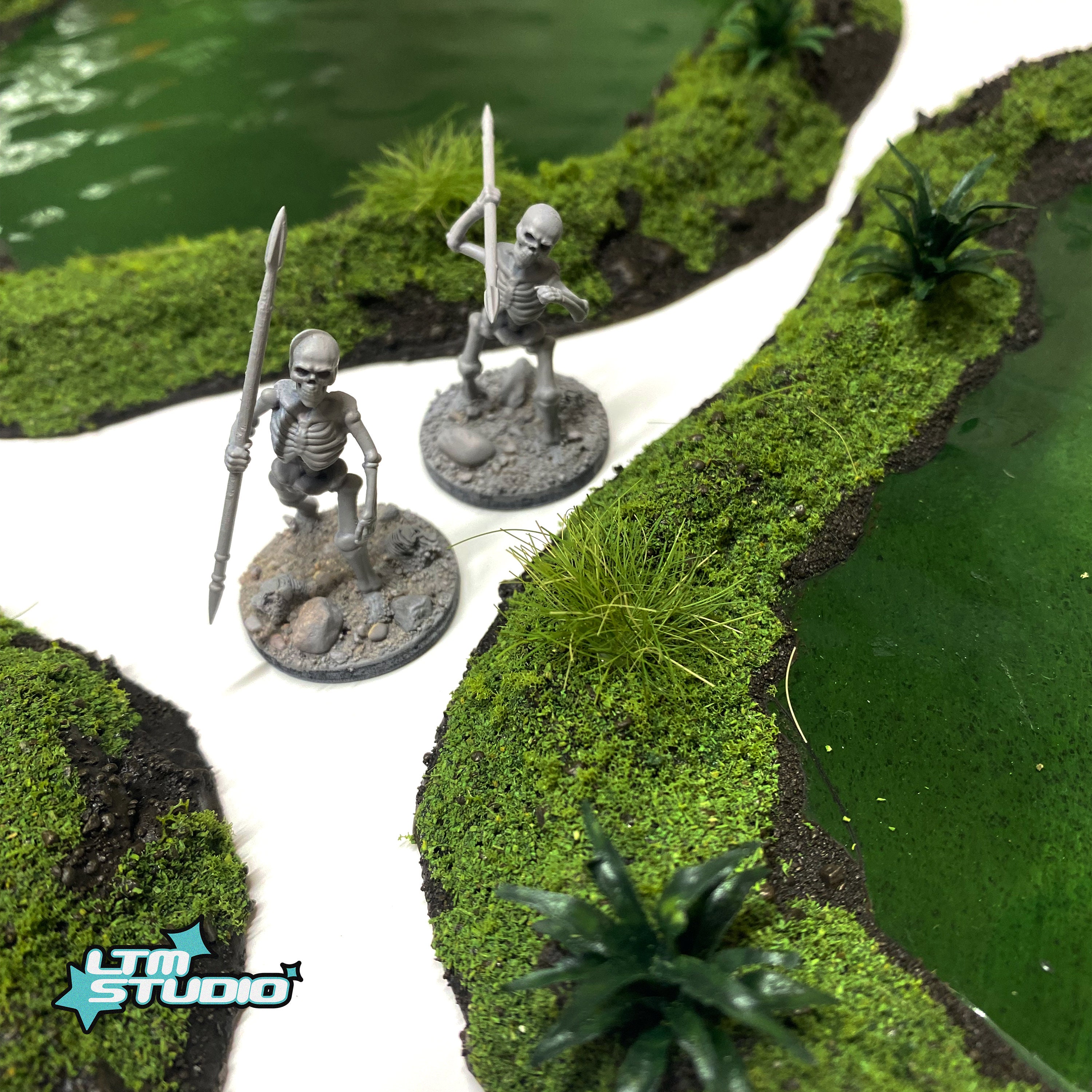 Wargaming Terrain - Swamp Ponds - Painted Ready to Play Terrains for ...