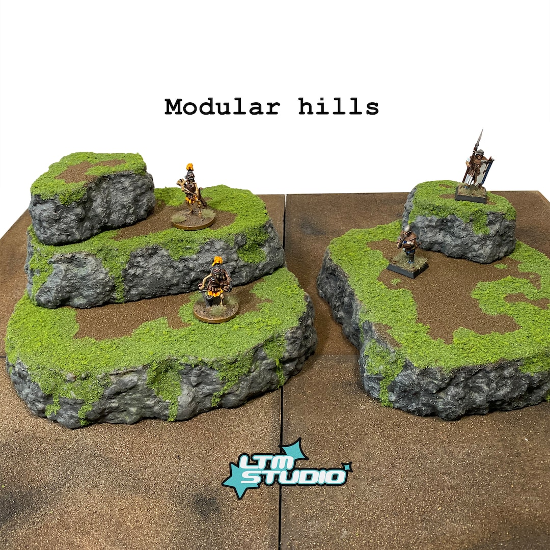 Wargaming Hills - Wargame Terrain , Tabletop Scenery for Warhammer, Old ...