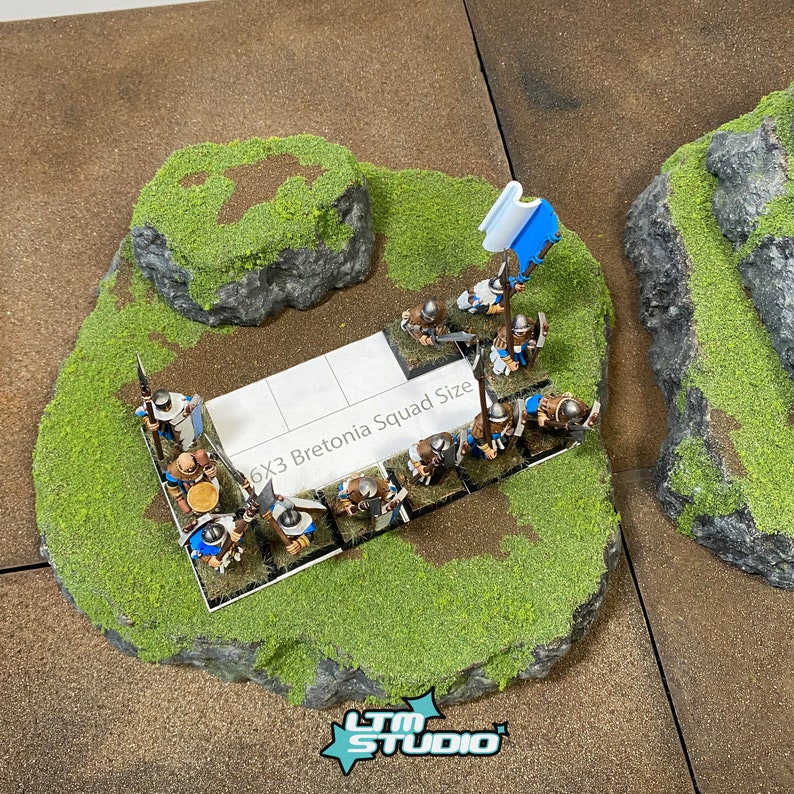 Wargaming Hills Wargame Terrain , Tabletop Scenery for Warhammer, Old ...