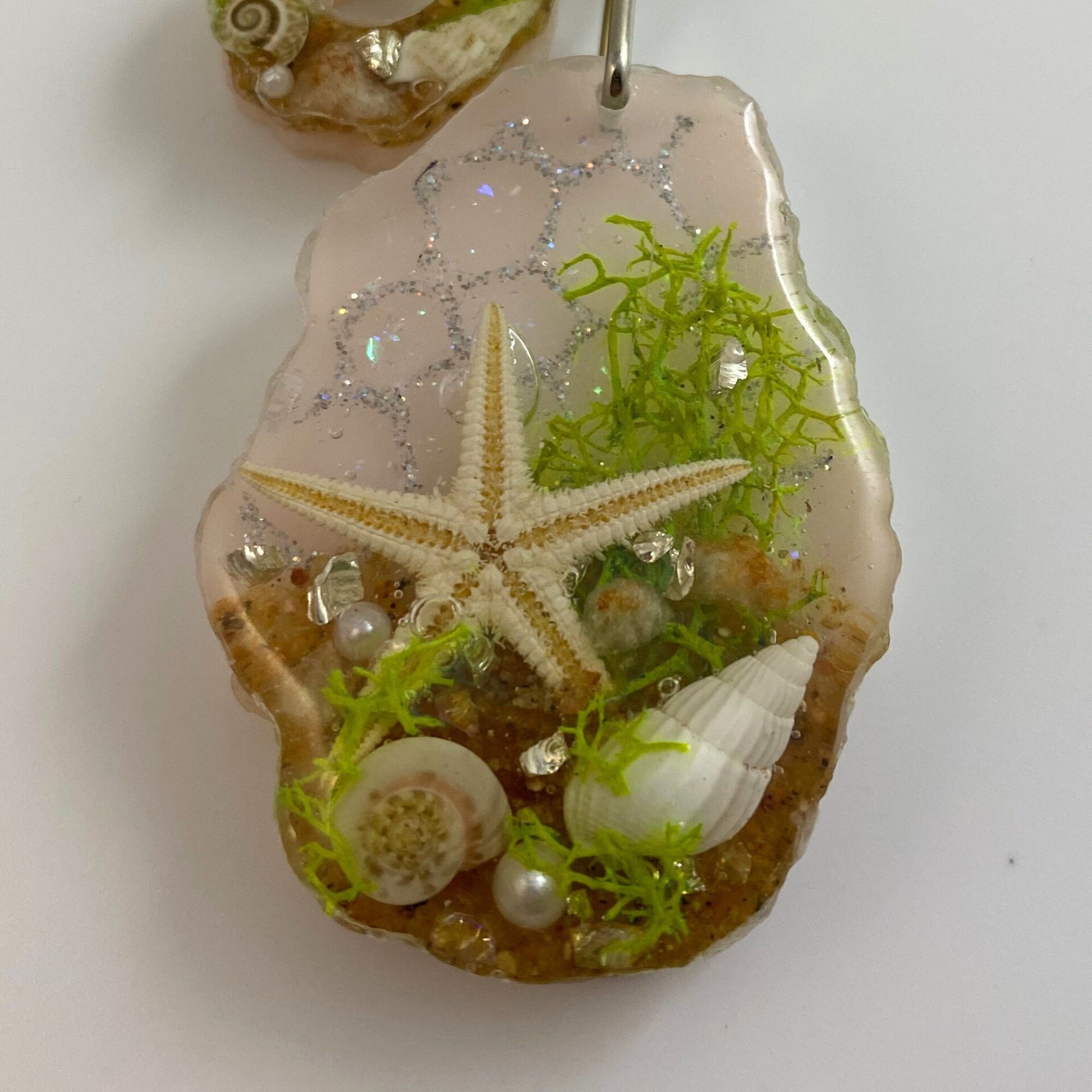 Pink Beach Theme Keychain, Bag Accessory - Etsy