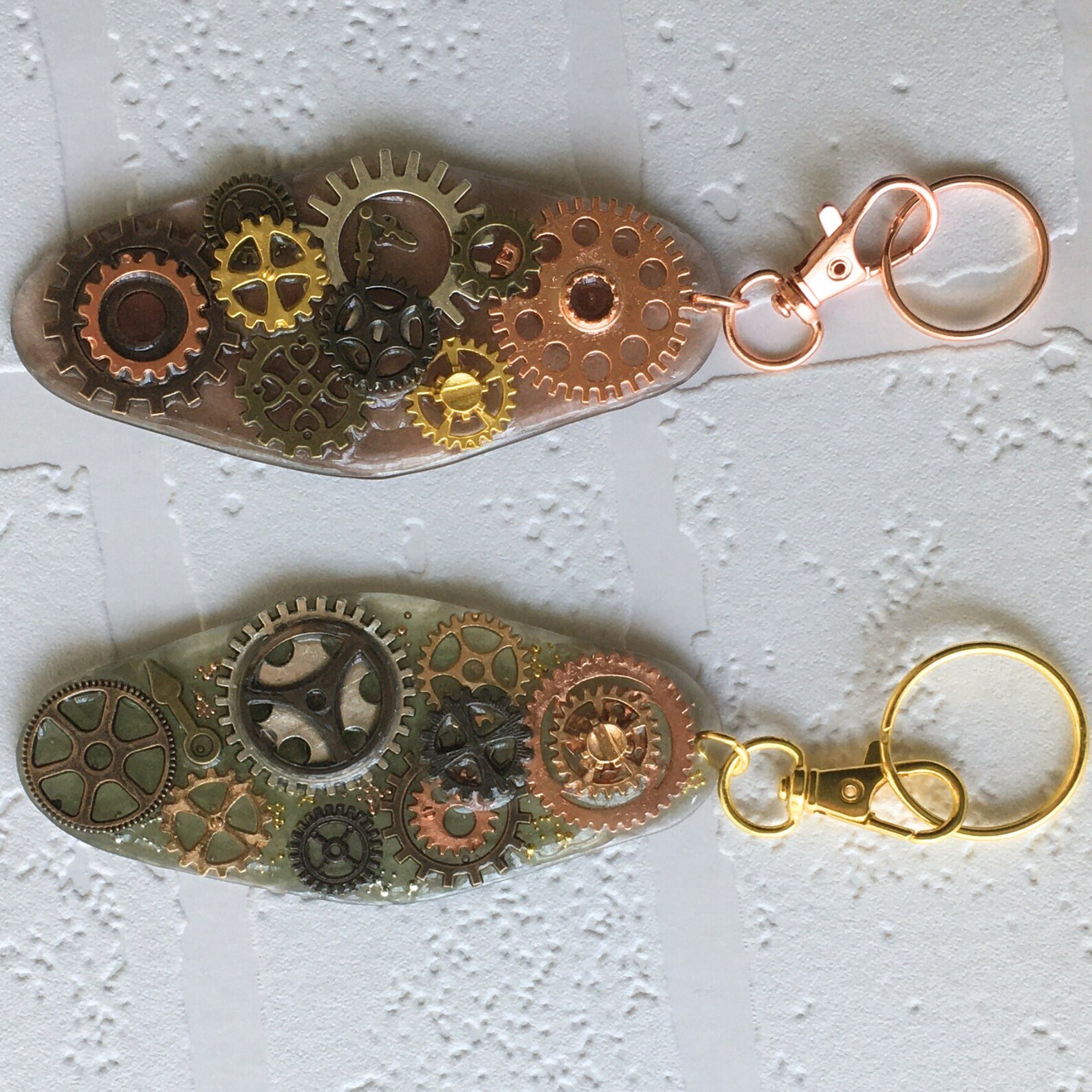 Steampunk Keychain, Gear Keychain - Etsy