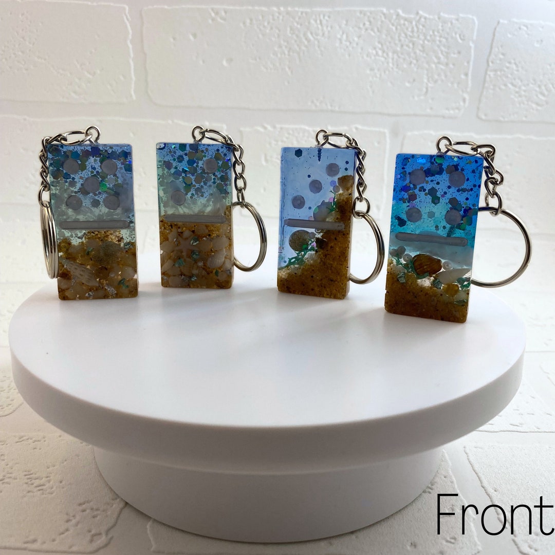 Domino Keychain, Beach Gift, Ocean Theme, - Etsy