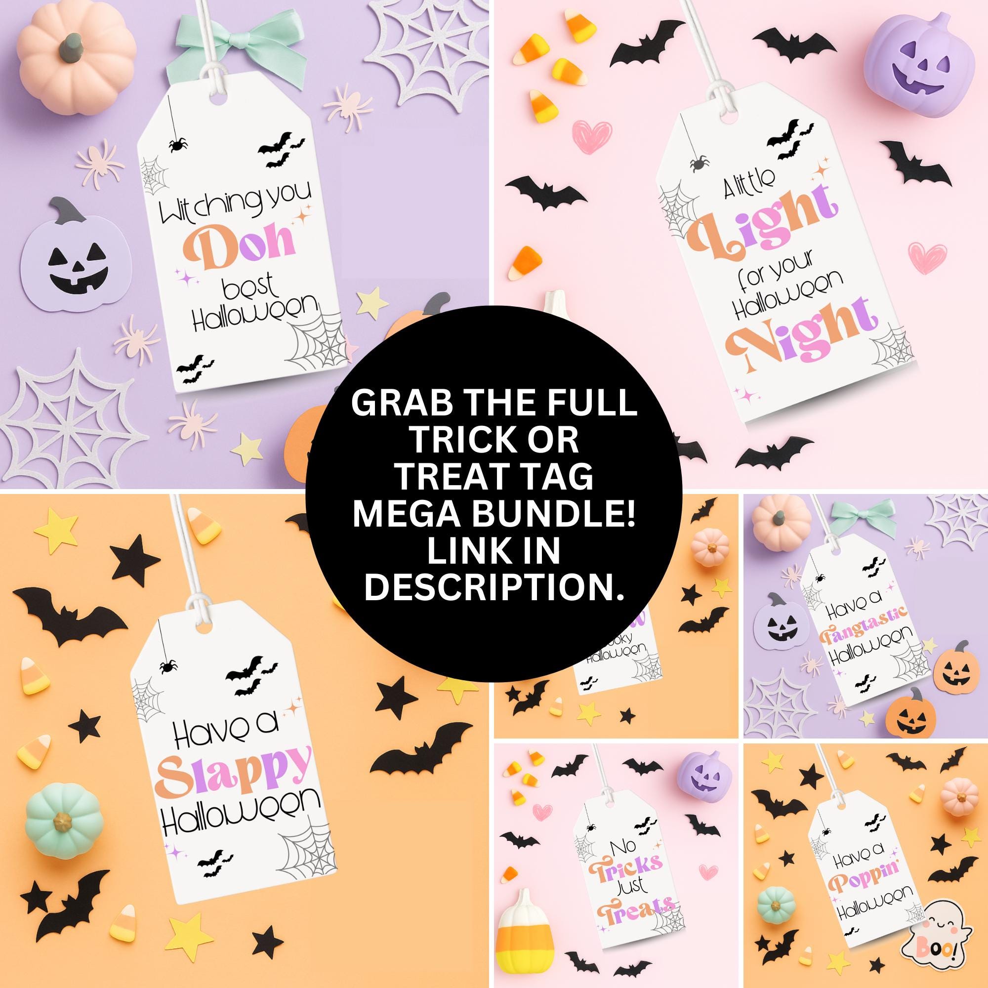Have a Poppin' Halloween Popcorn Pop It Gift Tag PDF Printable ...