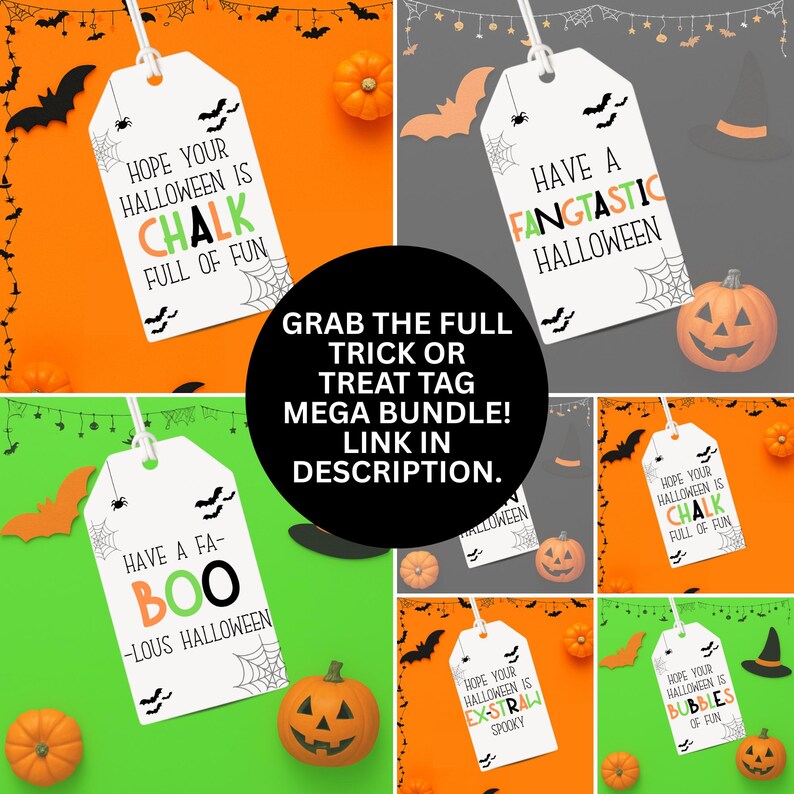 Have a Won-doh-ful Halloween Play Doh Gift Tag PDF Printable, Noncandy ...