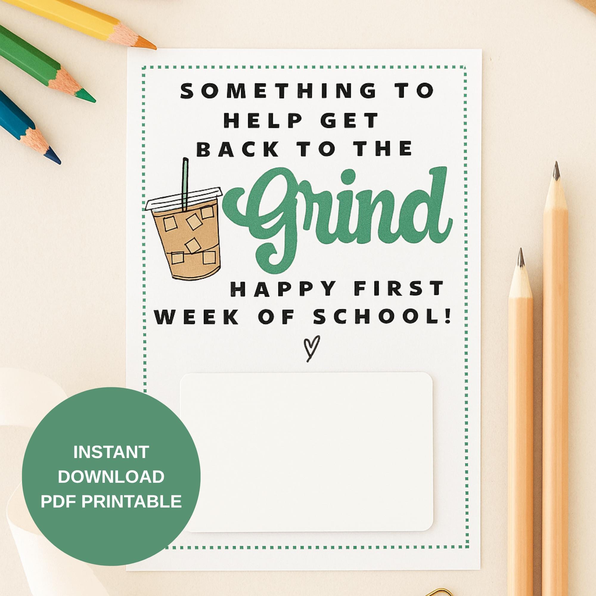 Coffee First Week of School Teacher Gift, Back to the Grind Teacher ...