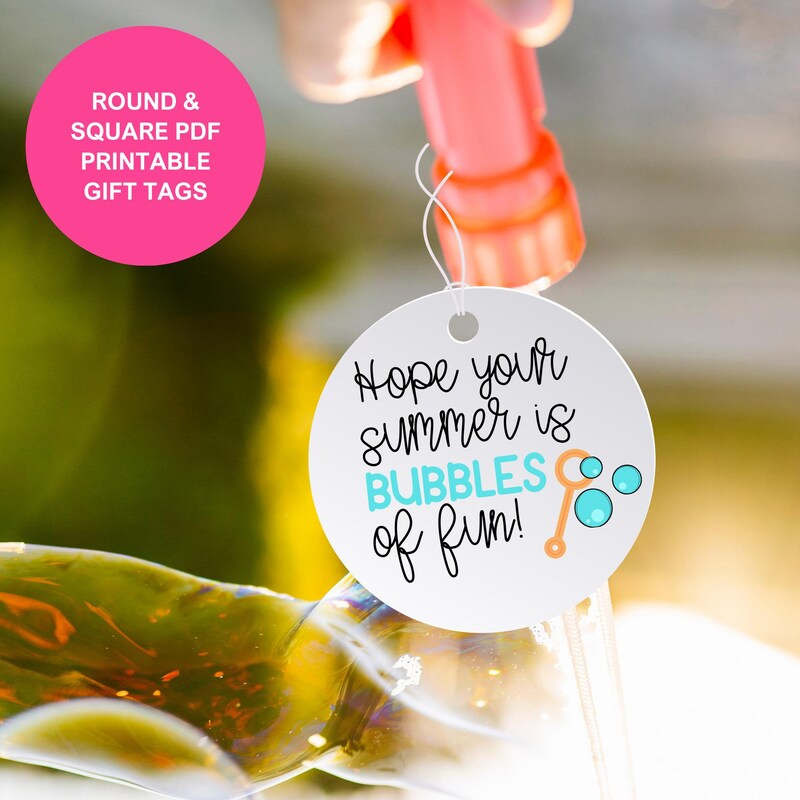 Bubbles Tag - Etsy