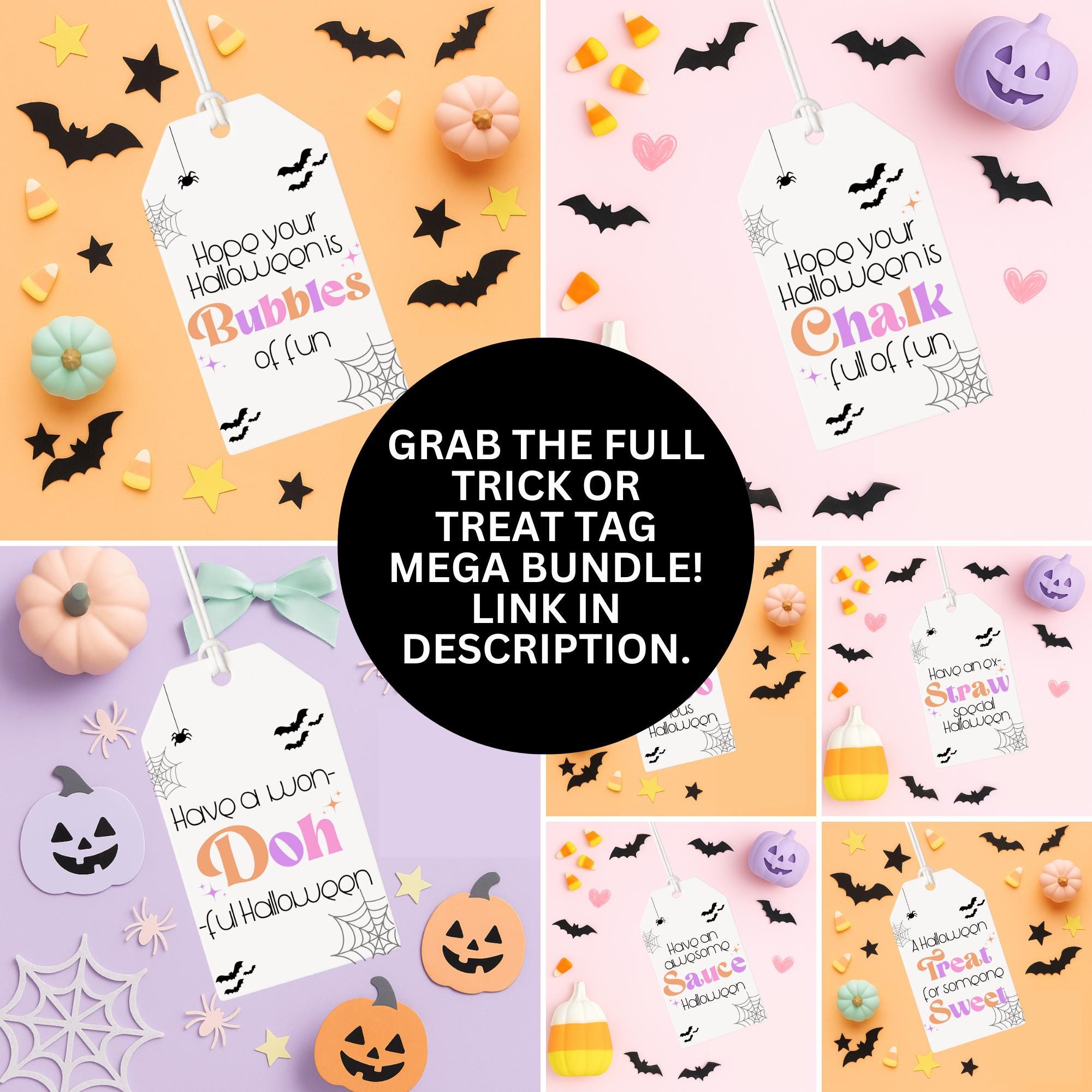 Have a Poppin' Halloween Popcorn Pop It Gift Tag PDF Printable ...