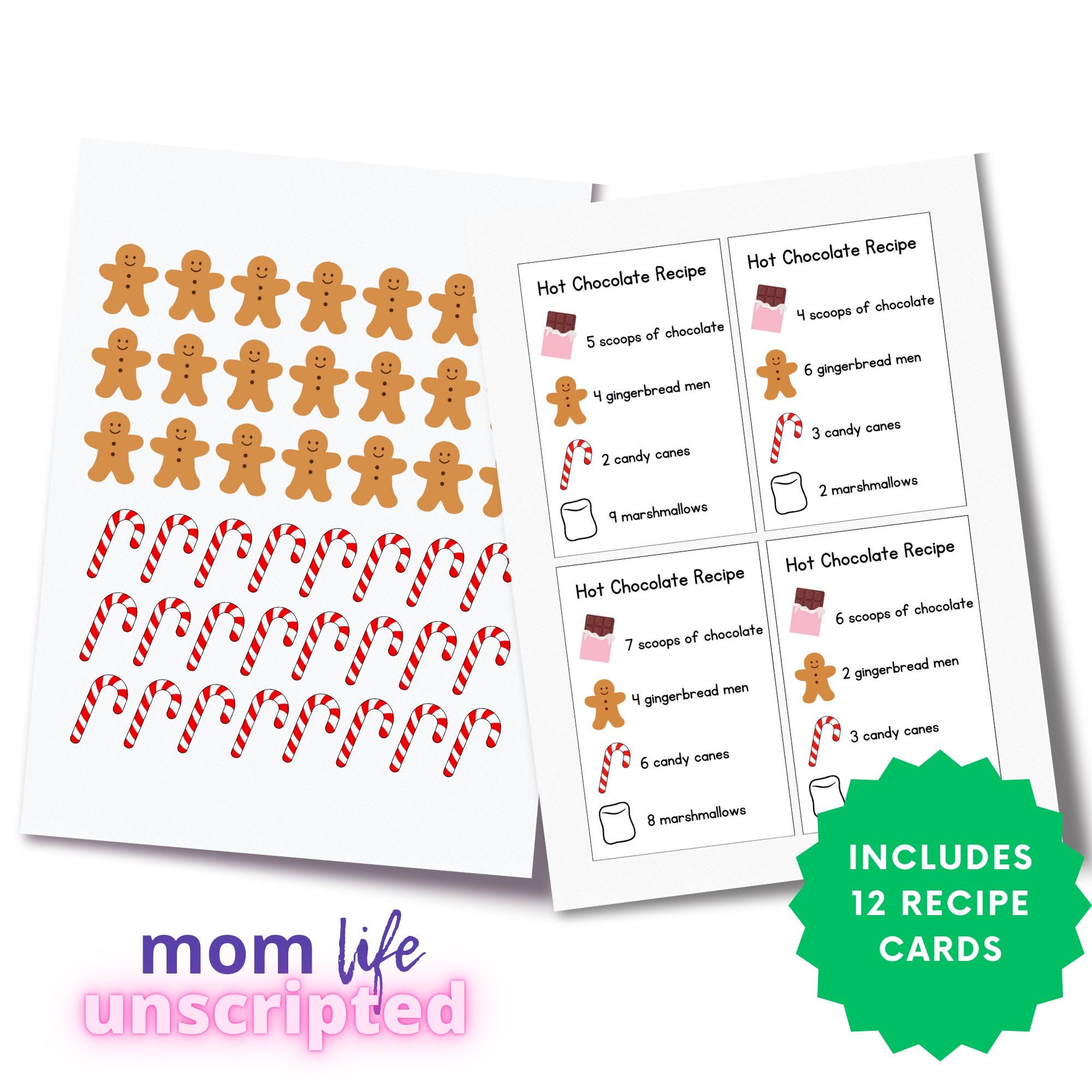 Hot Chocolate Sensory Bin Printable Cards, Recipes, Instructions ...