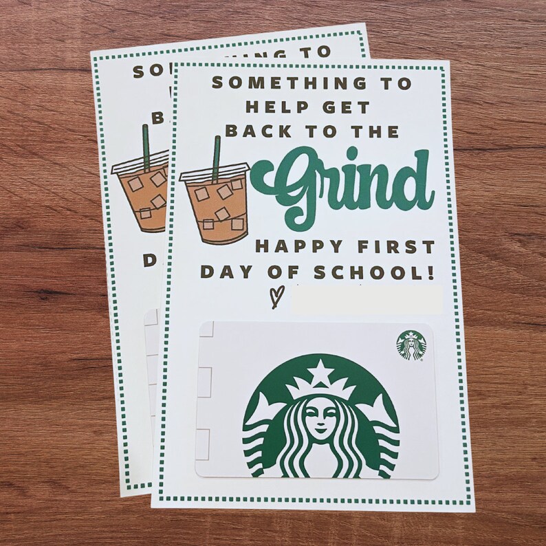Coffee First Day of School Teacher Gift Back to the Grind - Etsy