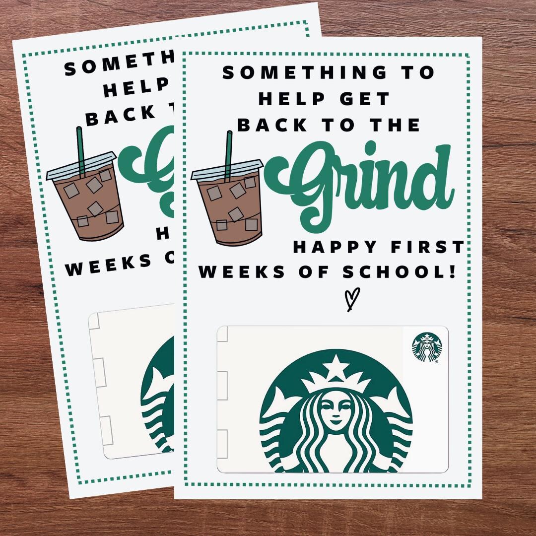 Coffee First WEEKS of School Teacher Gift, Back to the Grind Teacher ...