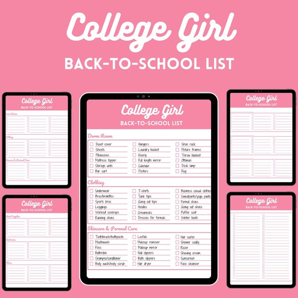 PRINTABLE School Supply List Elementary School Supply List Template ...
