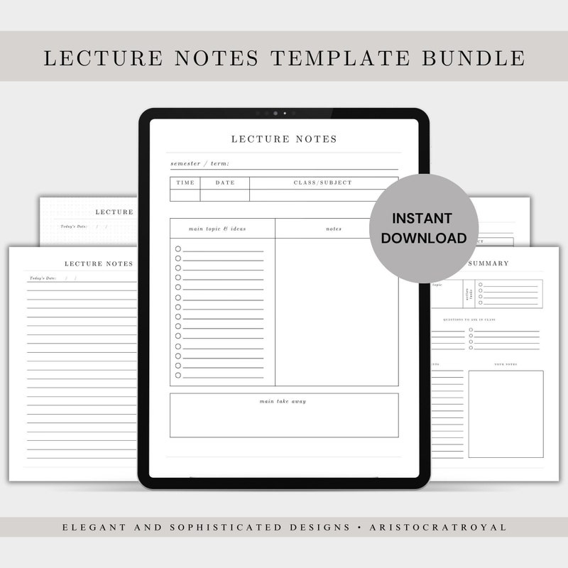 Goodnotes Template - Etsy