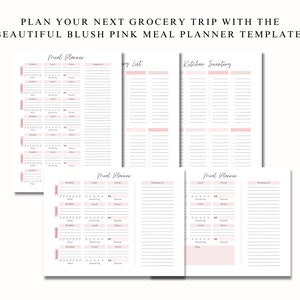 Digital Weekly Meal Planner Goodnotes/ipad Template Includes Grocery ...