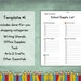 PRINTABLE School Supply List Elementary School Supply List Template ...