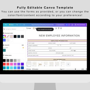 Employee Onboarding Template Bundle, New Hire Checklist Bundle, New ...