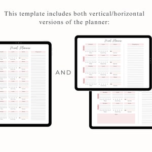 Digital Weekly Meal Planner Goodnotes/ipad Template Includes Grocery ...