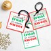 Printable Christmas Gift Tags Set of 6 | 2x3 and 2x2 Gift Tags ...