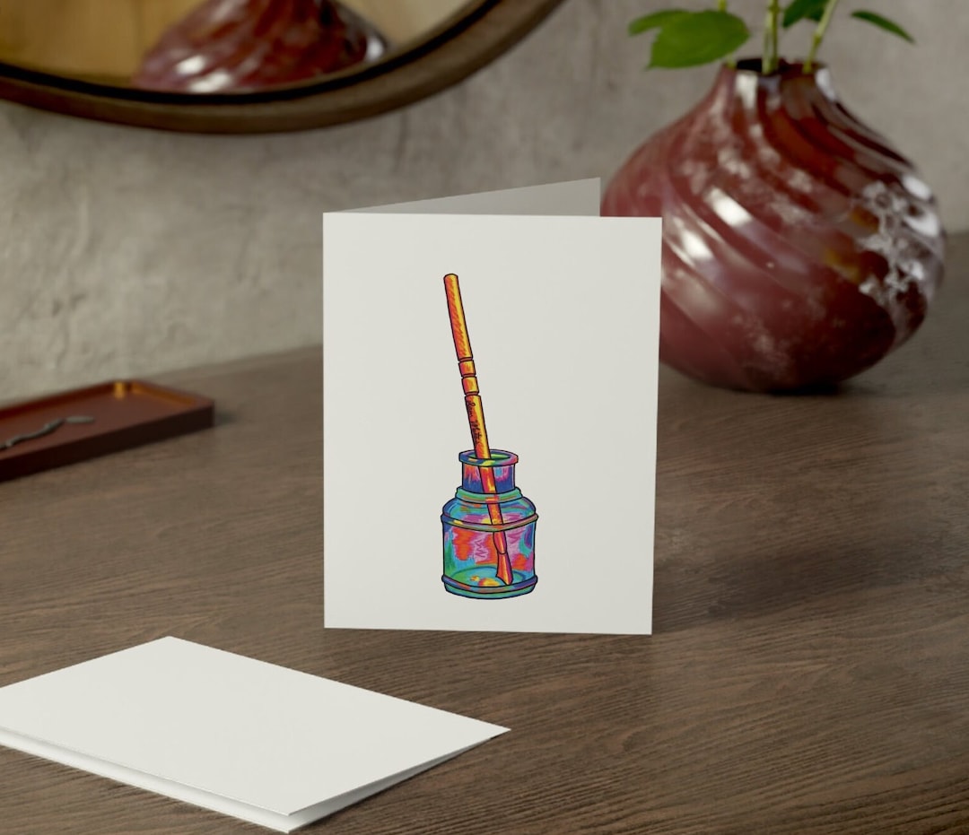 Inkwell Greeting Cards 10pc Set Multi-purposeful Cards Blank Greeting ...