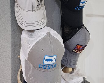 14 Cap Laser Cut Minimalist Hat Rack Baseball Cap Organizer ...