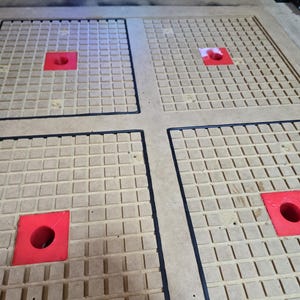 30x30 Inch CNC Vacuum Table Design: G-codes & Part List (digital Files ...