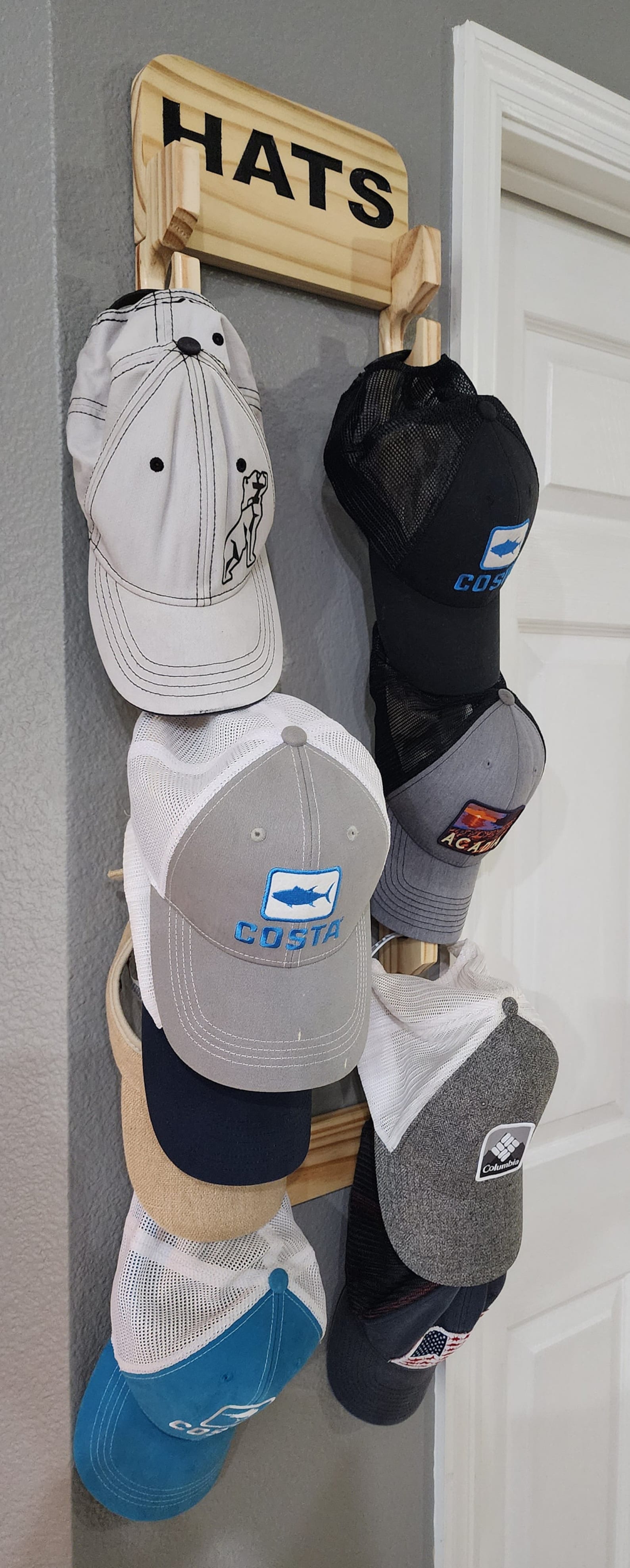 Hat / Cap Rack 20 and 30 Hat / Cap Kit Cnc Files, SVG, DXF, Files ...