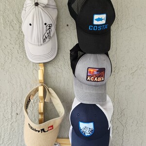 Personalized Hat/ Cap Rack, Baseball Cap Rack - Etsy