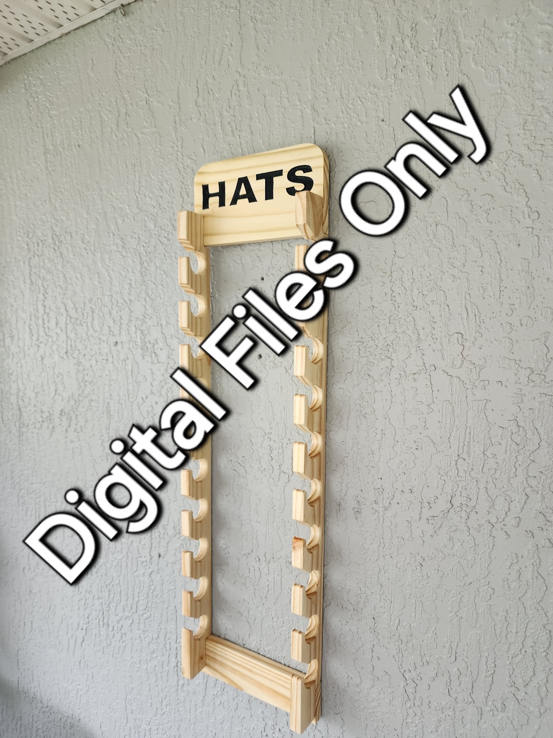 Hat / Cap Rack 20 and 30 Hat / Cap Kit Cnc Files, SVG, DXF, Files ...