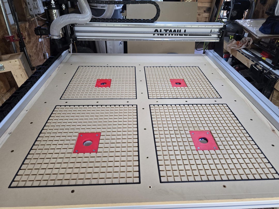 Altmill CNC Vacuum Table System - 48x48 Digital File Kit / Includes ...