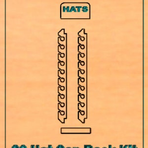 Hat / Cap Rack 20 and 30 Hat / Cap Kit Cnc Files, SVG, DXF, Files ...
