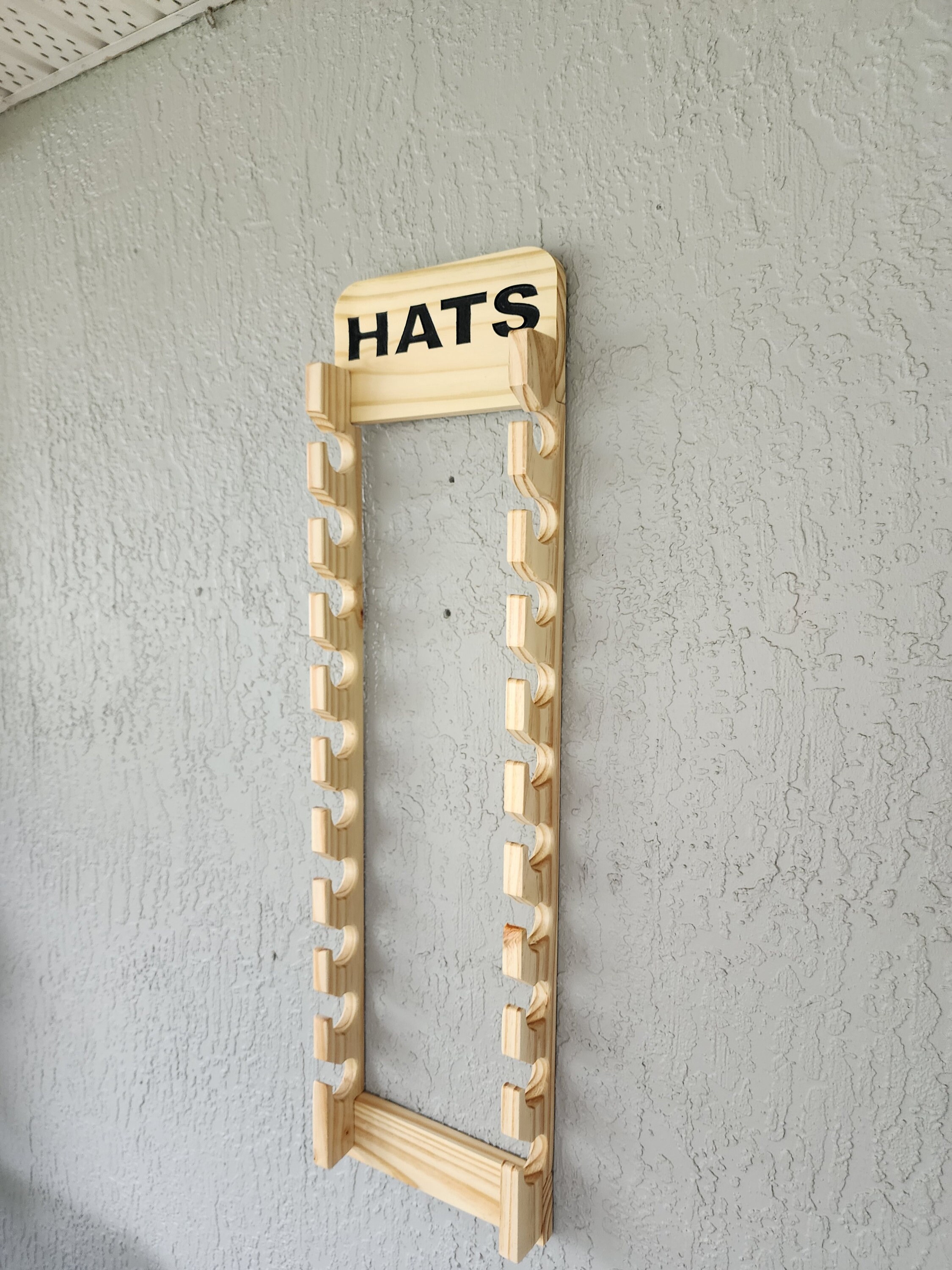 Personalized Hat/ Cap Rack, Baseball Cap Rack - Etsy