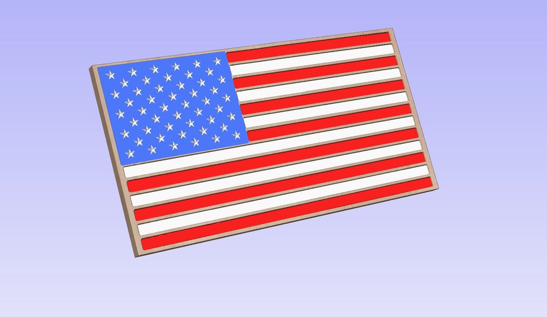 United Stated Cnc Files USA Flag, Laser Engraving Cnc, SVG, DXF Flag - Etsy