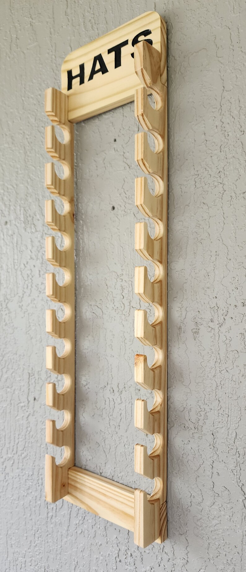 Personalized Hat/ Cap Rack Baseball Cap Rack - Etsy