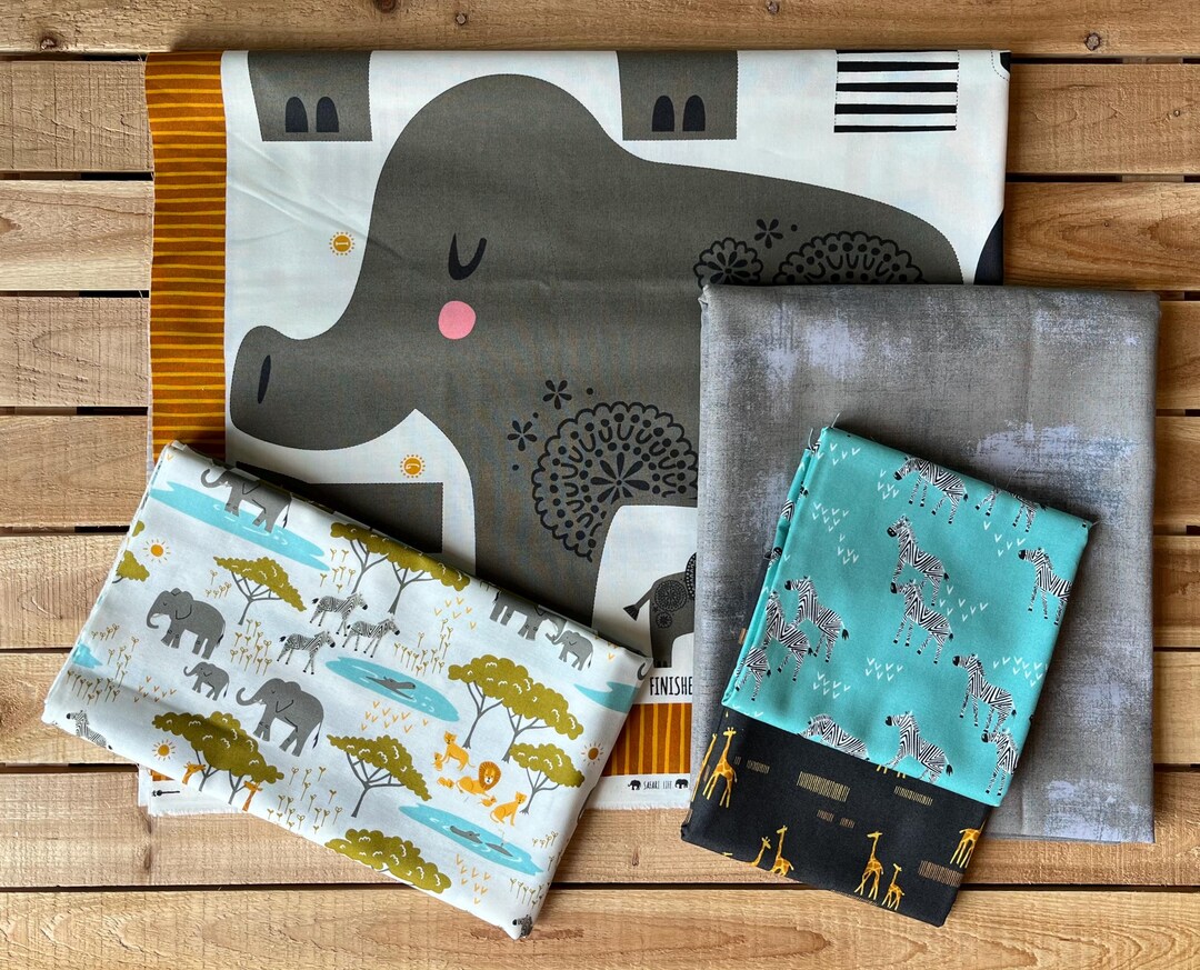 Safari Life Panel and Fabric by Stacy Lest Hsu for Moda Fabrics - Etsy